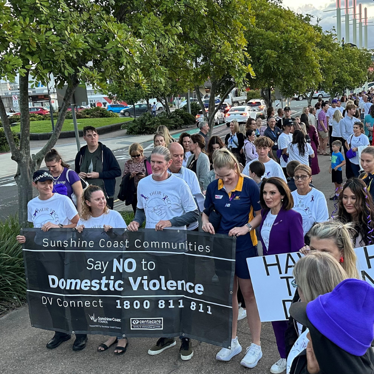 Centacare marches against violence - Centacare Brisbane